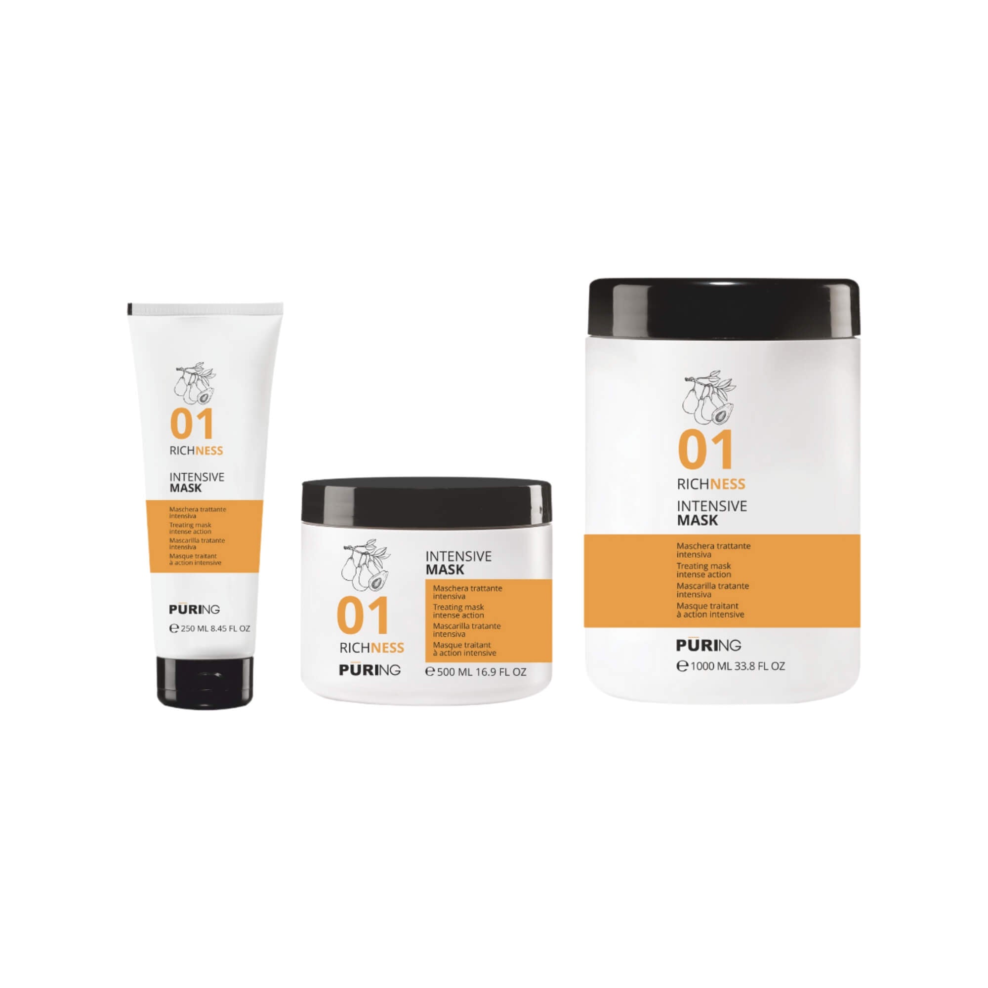 PURING Richness Intensive Mask, Maschera Trattante e Intensiva Formati ...