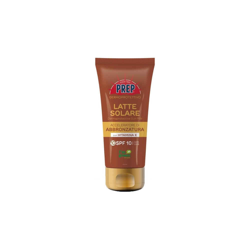 PREP Latte Solare Con Acceleratore Di Abbronzatura SPF 10 150ml – Seiglam